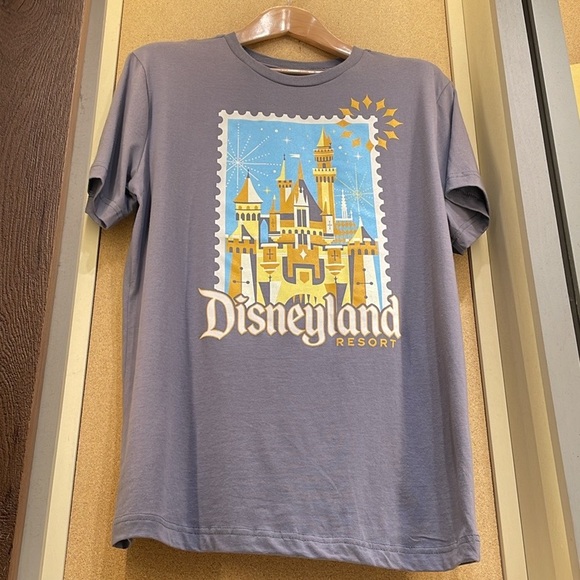 Disney | Tops | Disneyland Castle Stamp Graphic Tshirt | Poshmark
